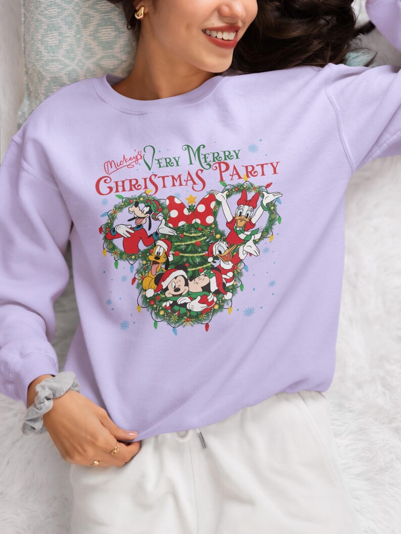 Mickey's Very Merry Christmas Party DTF Transfer, Disney Holiday Design ...