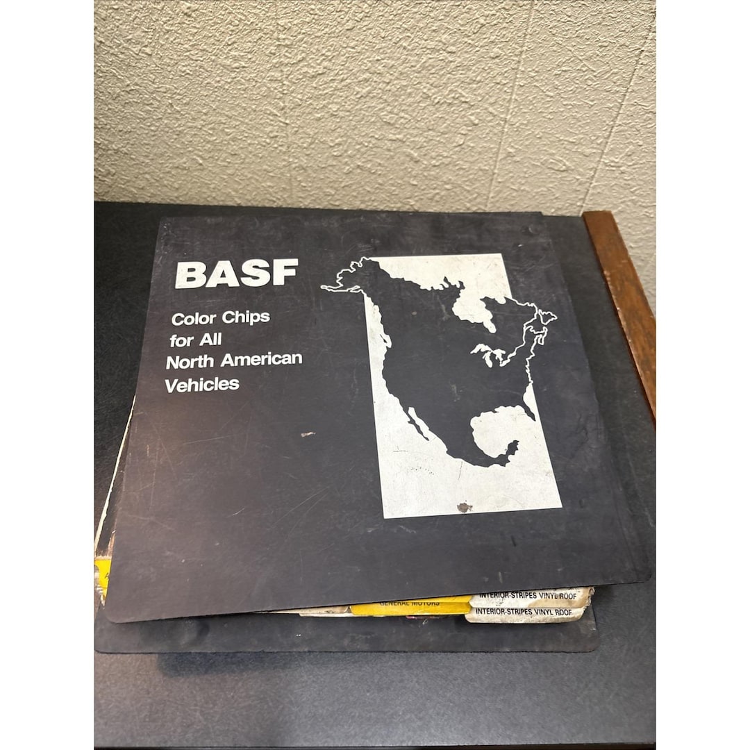 BASF 1983-1992 Color Chips for All North American Vehicles W/binder and ...