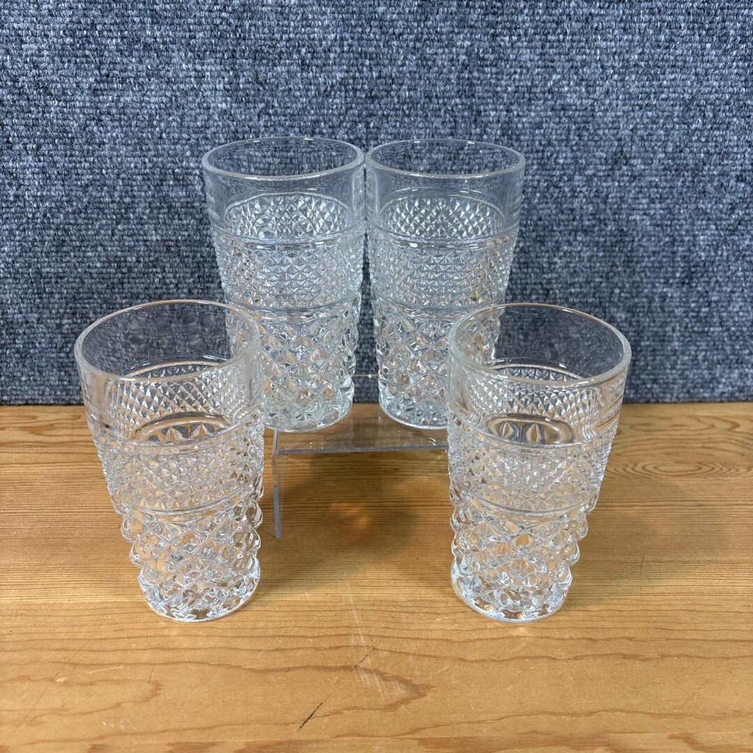 4~vtg~anchor Hocking Wexford 5 3/8 " Water Glasses - Etsy