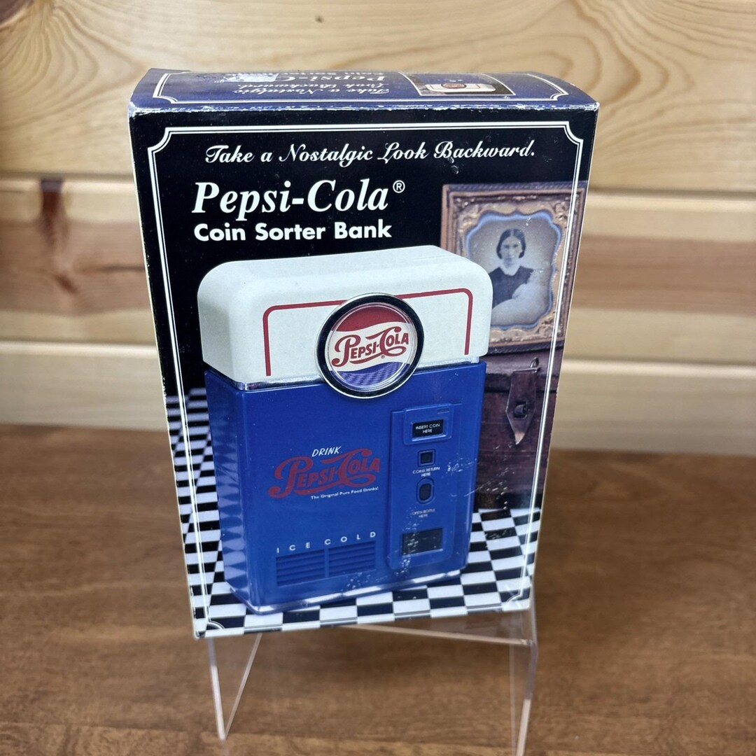 1996 Rare Pepsi Cola Coin Sorter Vending Machine Bank COLLECTIBLE - Etsy
