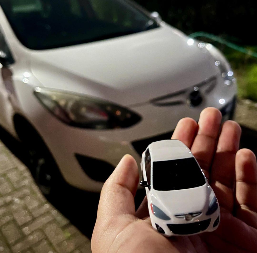 3D Print Your Car! Custom Miniature of Your Car, Accurate, Custom Plate ...