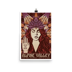 Phish Poster - Alpine Valley, WI 2019, Summer Tour 2019, Phish Alpine ...