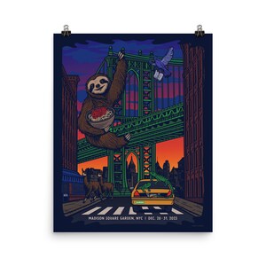 Phish Poster - Madison Square Garden, New York City 2023, Phish MSG Print, Phish Wall Art, Phish ...