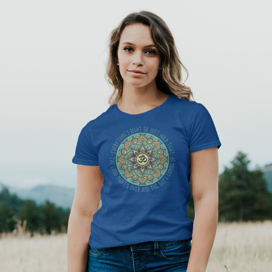 Women's Phish Tshirt Everything's Right, Boho Mandala Tshirt, Phish ...