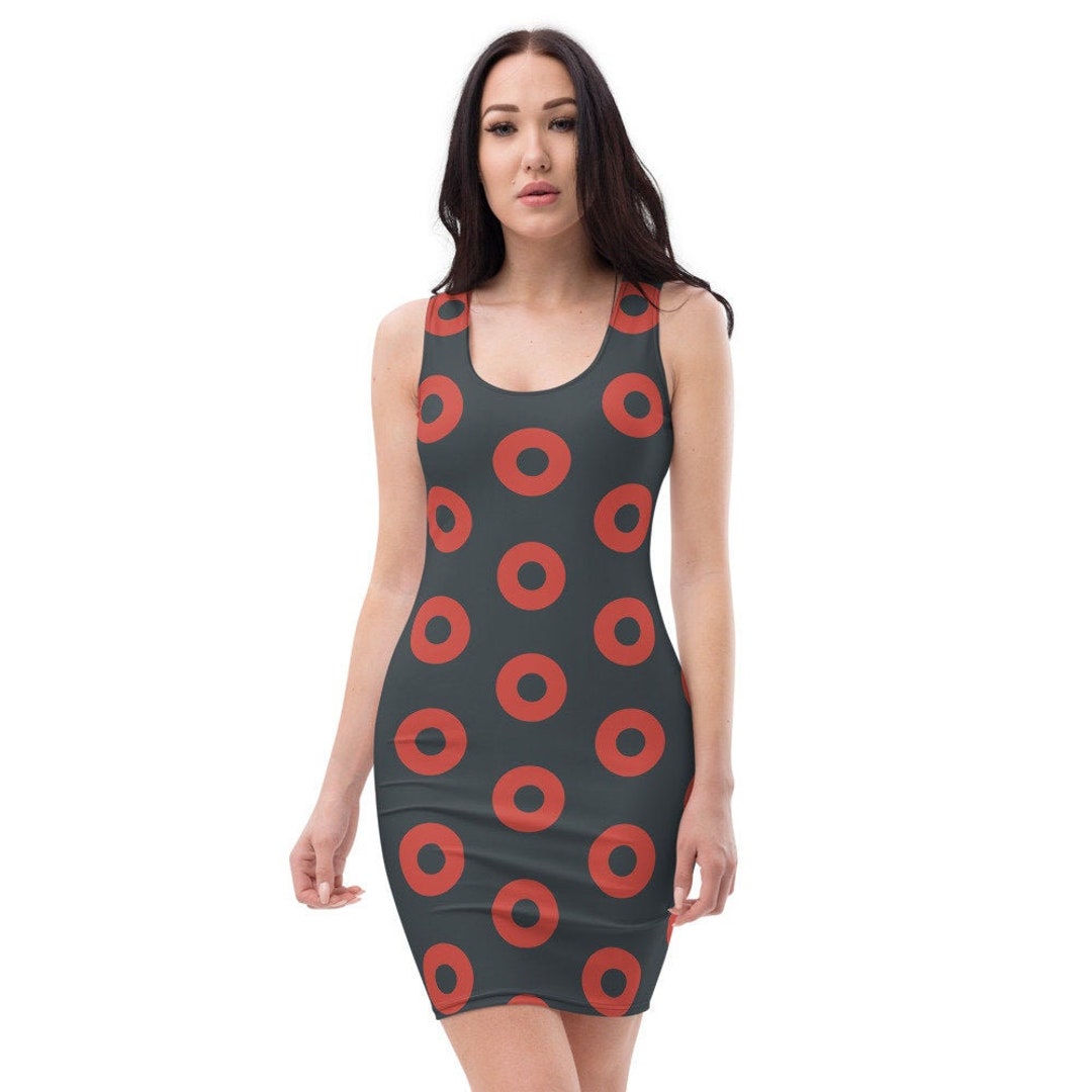 Phish Donuts Dress, Fishman Donut Print, Women's Festival Apparel ...