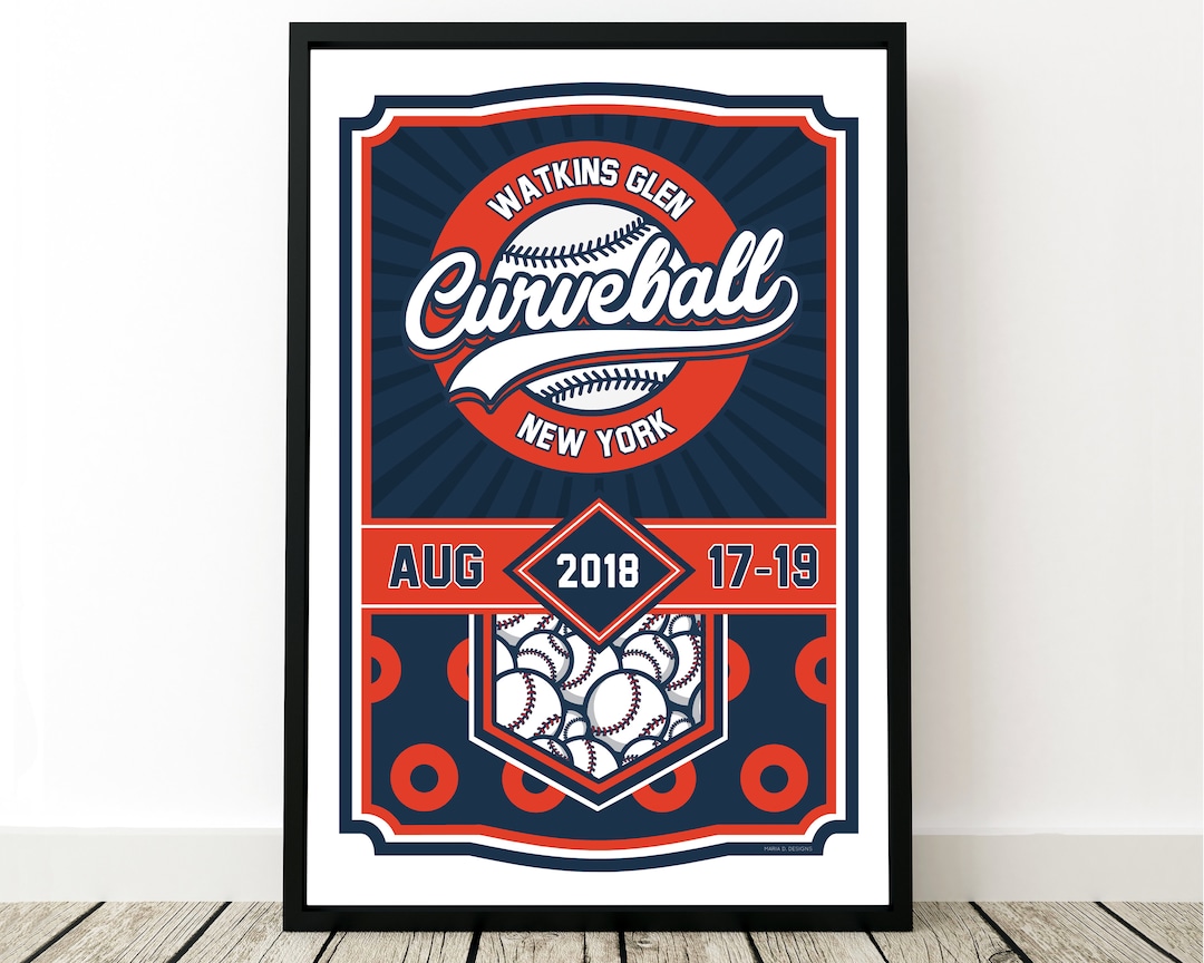 Phish Poster - Curveball Festival 2018, Phish Curveball Print, Summer ...