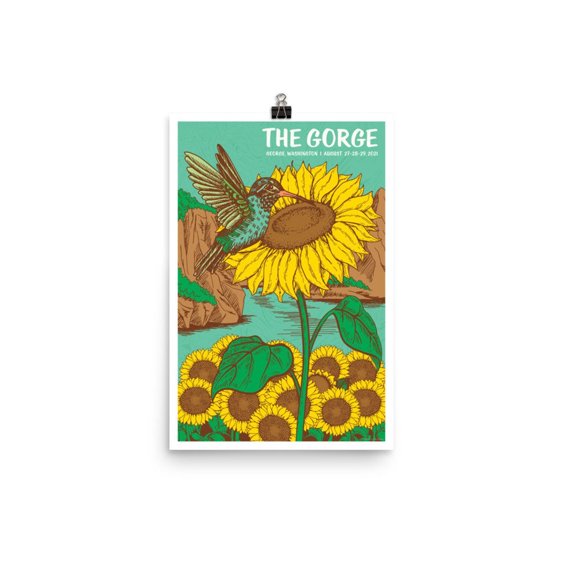 Phish Poster - the Gorge 2021, Phish Summer Tour 2021, Phish Gorge ...