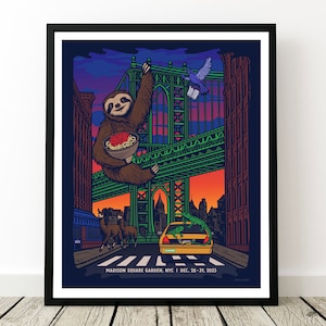 Phish Poster - Madison Square Garden, New York City 2023, Phish MSG Print, Phish Wall Art, Phish ...