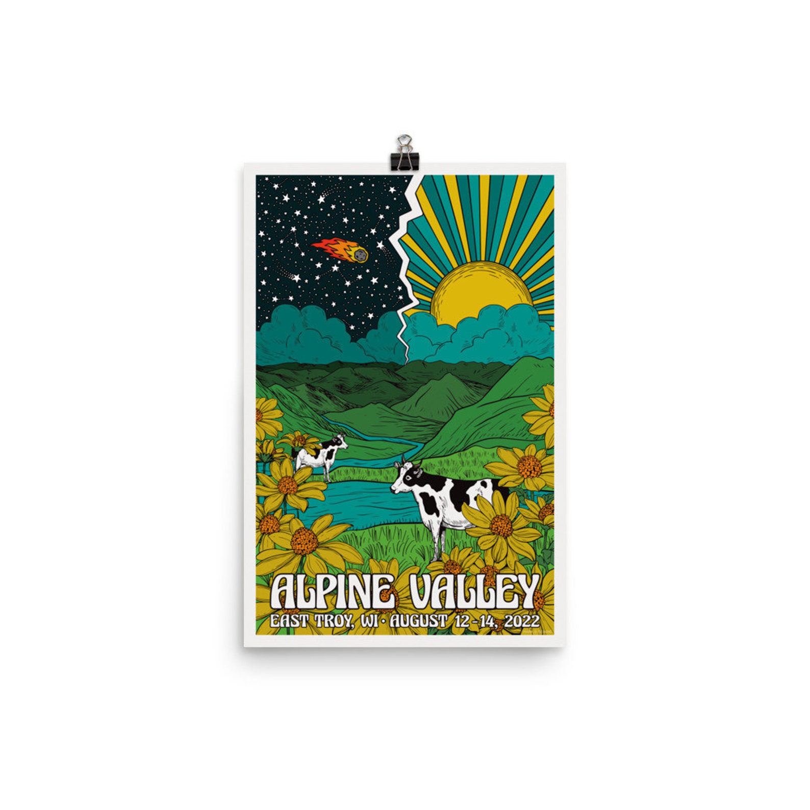 Phish Poster - Alpine Valley 2022, Phish Summer Tour 2022, Phish Art ...