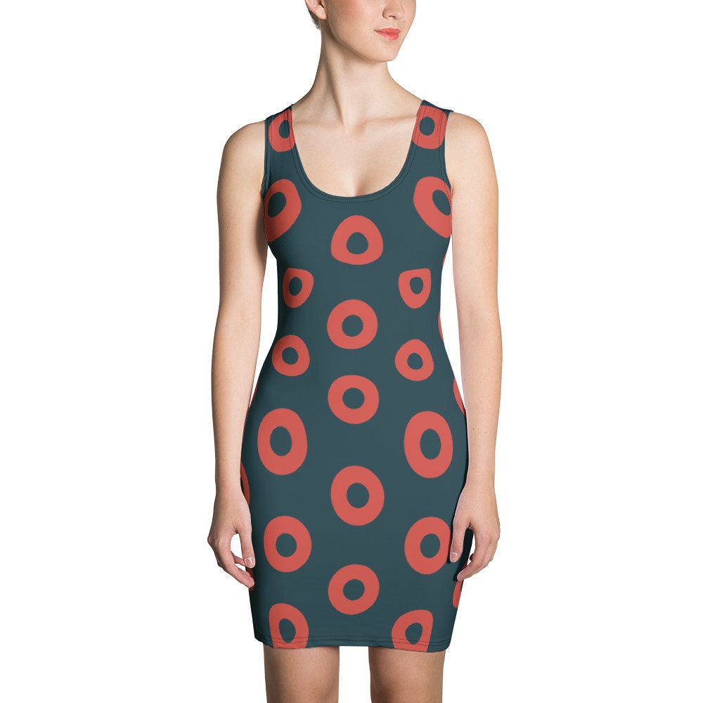 Phish Donuts Dress, Fishman Donut Print, Women's Festival Apparel ...
