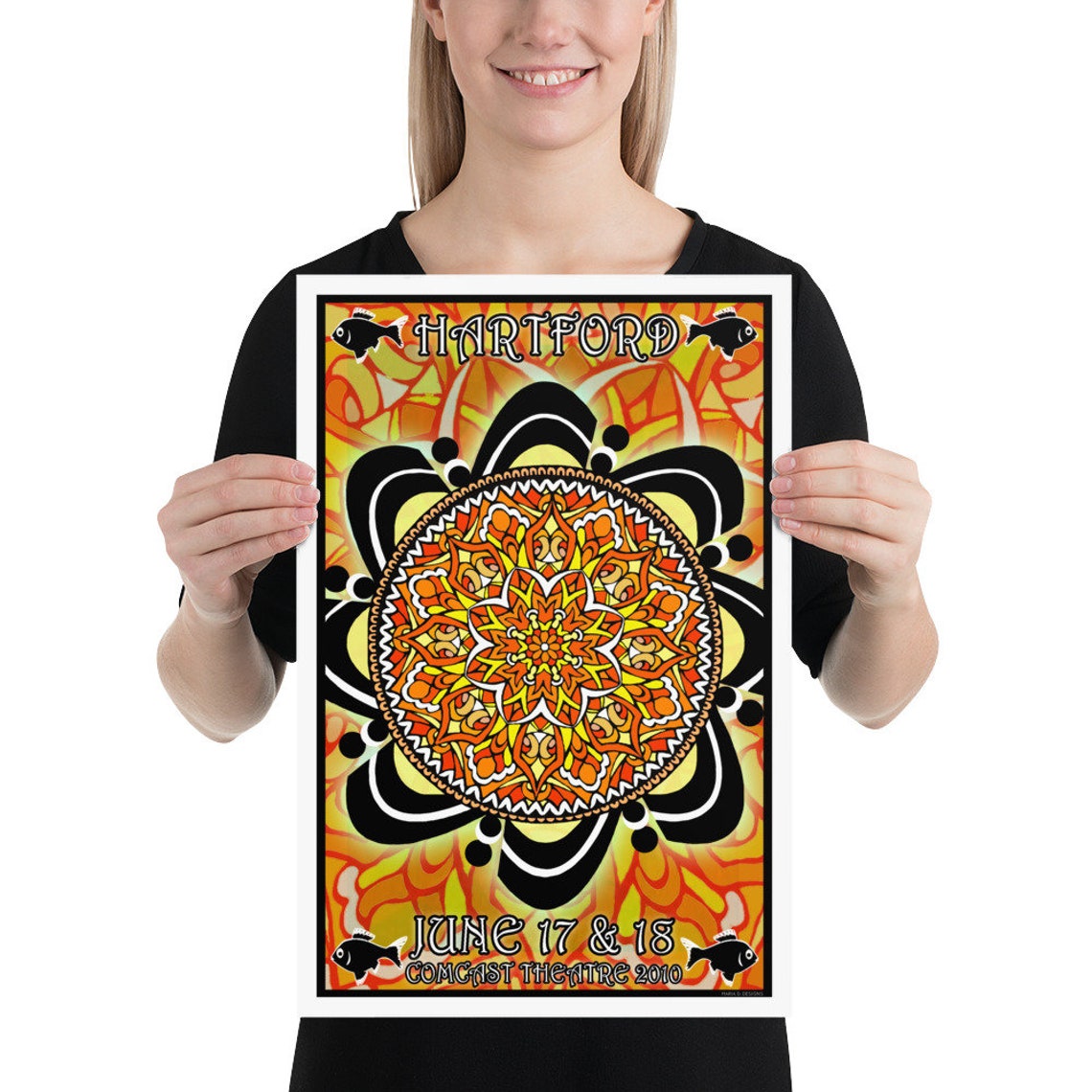 Phish Poster Hartford CT 2010 Phish Summer Tour 2010 Phish | Etsy