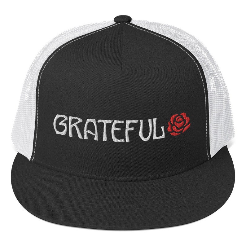 Grateful Trucker Hat Shakedown Merch Hippie Trucker Hat | Etsy