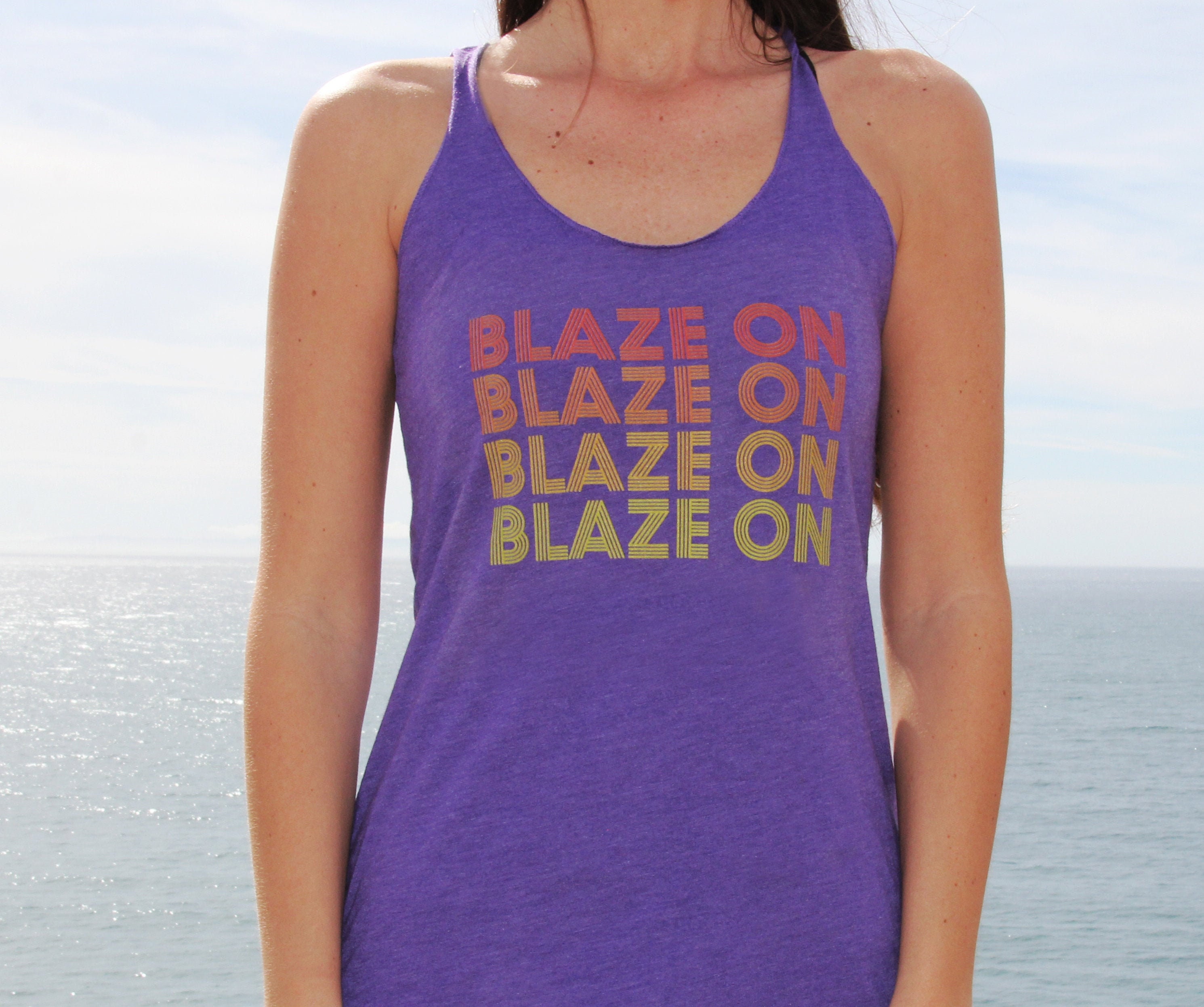 Women's Phish Tank - Blaze On, Phish Lot Shirts, Festival Clothing ...