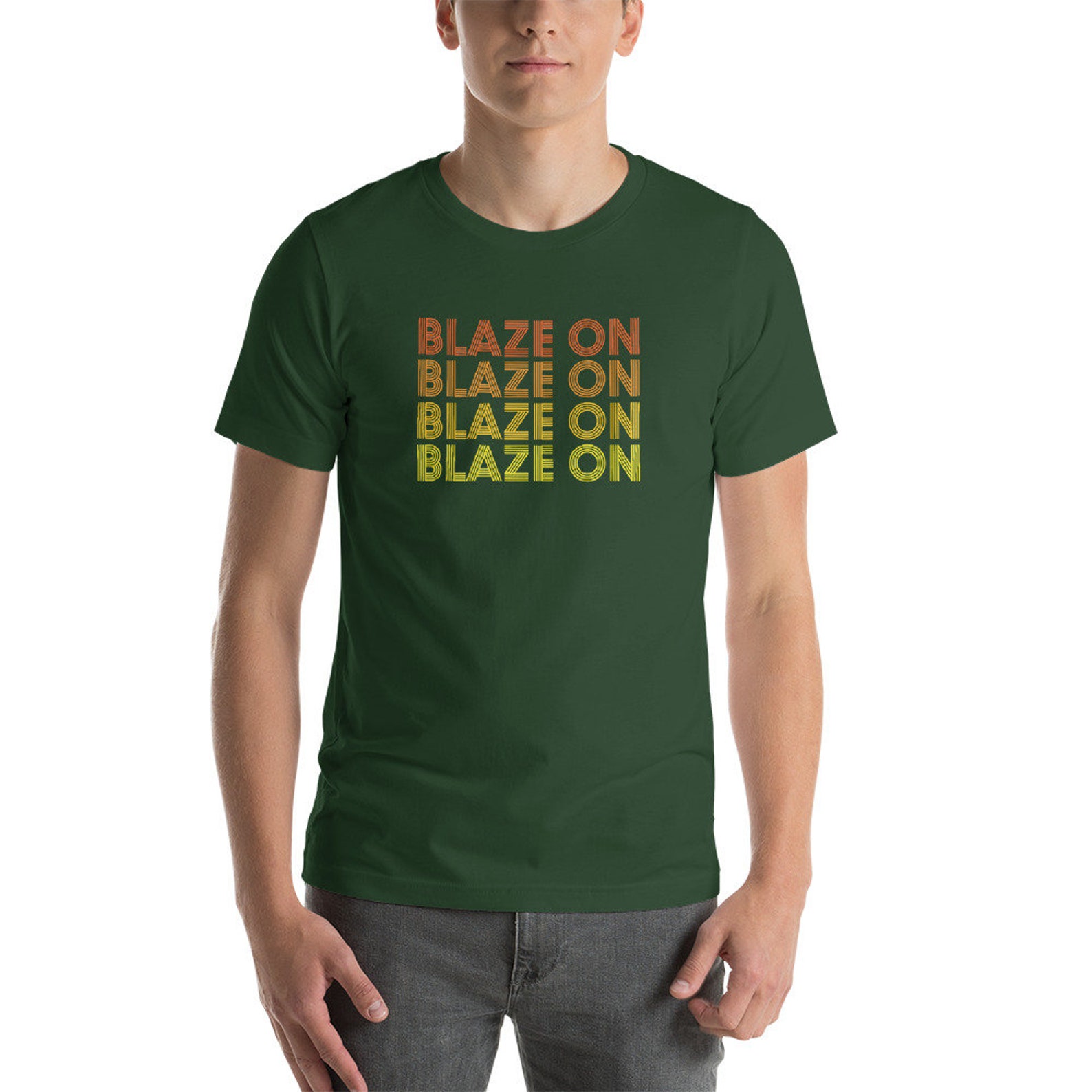 Men's Phish Shirt Blaze On Phish Lyrics Tee Unisex Phish - Etsy