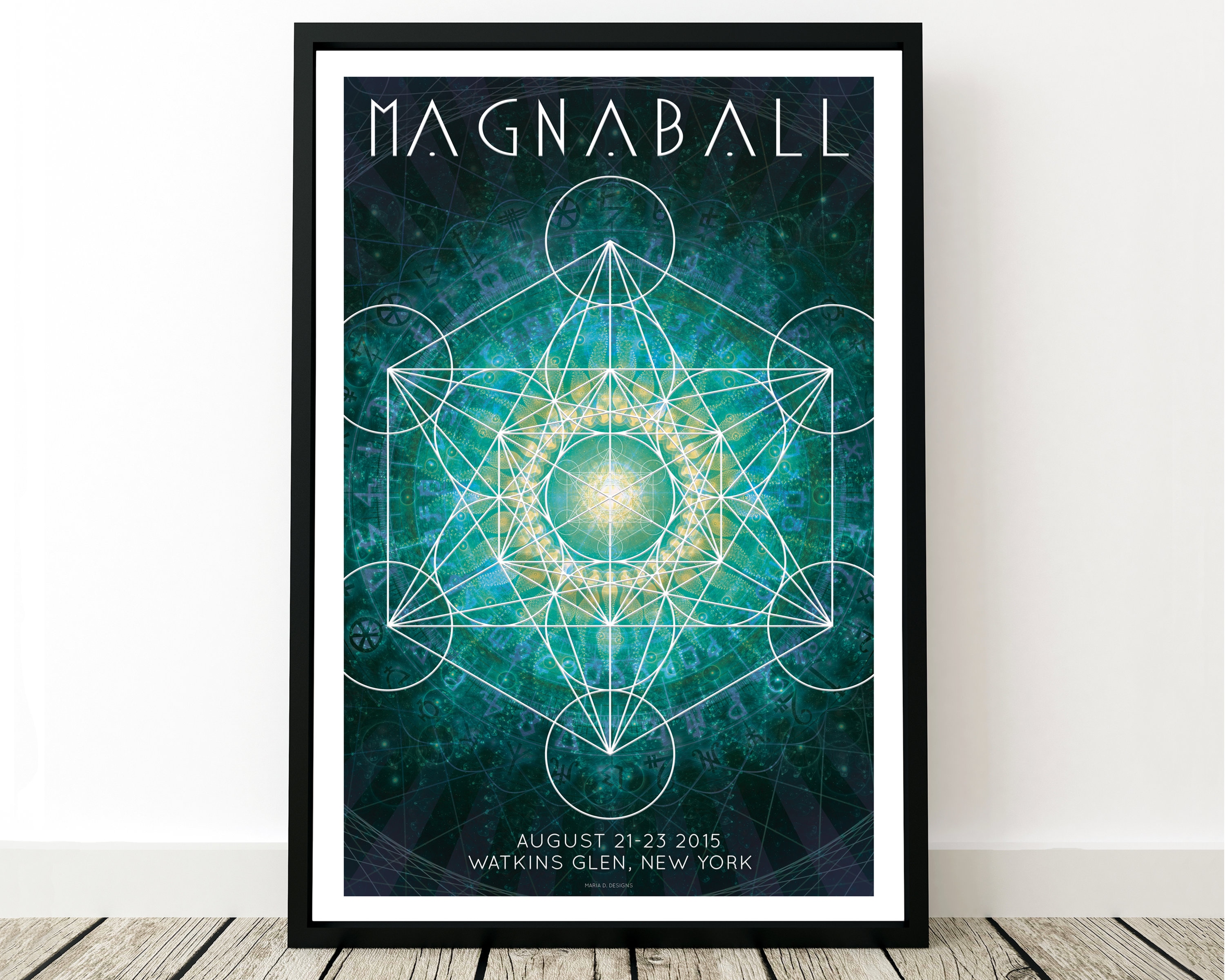 Phish Poster - Magnaball Festival, Watkins Glen NY 2015, Phish ...