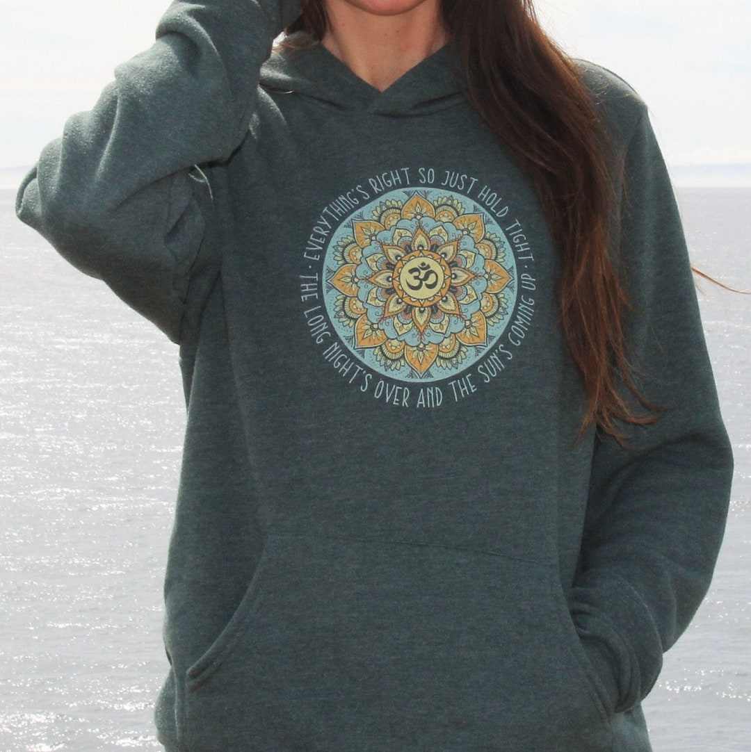 Phish Hoodie Everything's Right, Unisex Fleece Hoodie, Mandala Hoodie ...