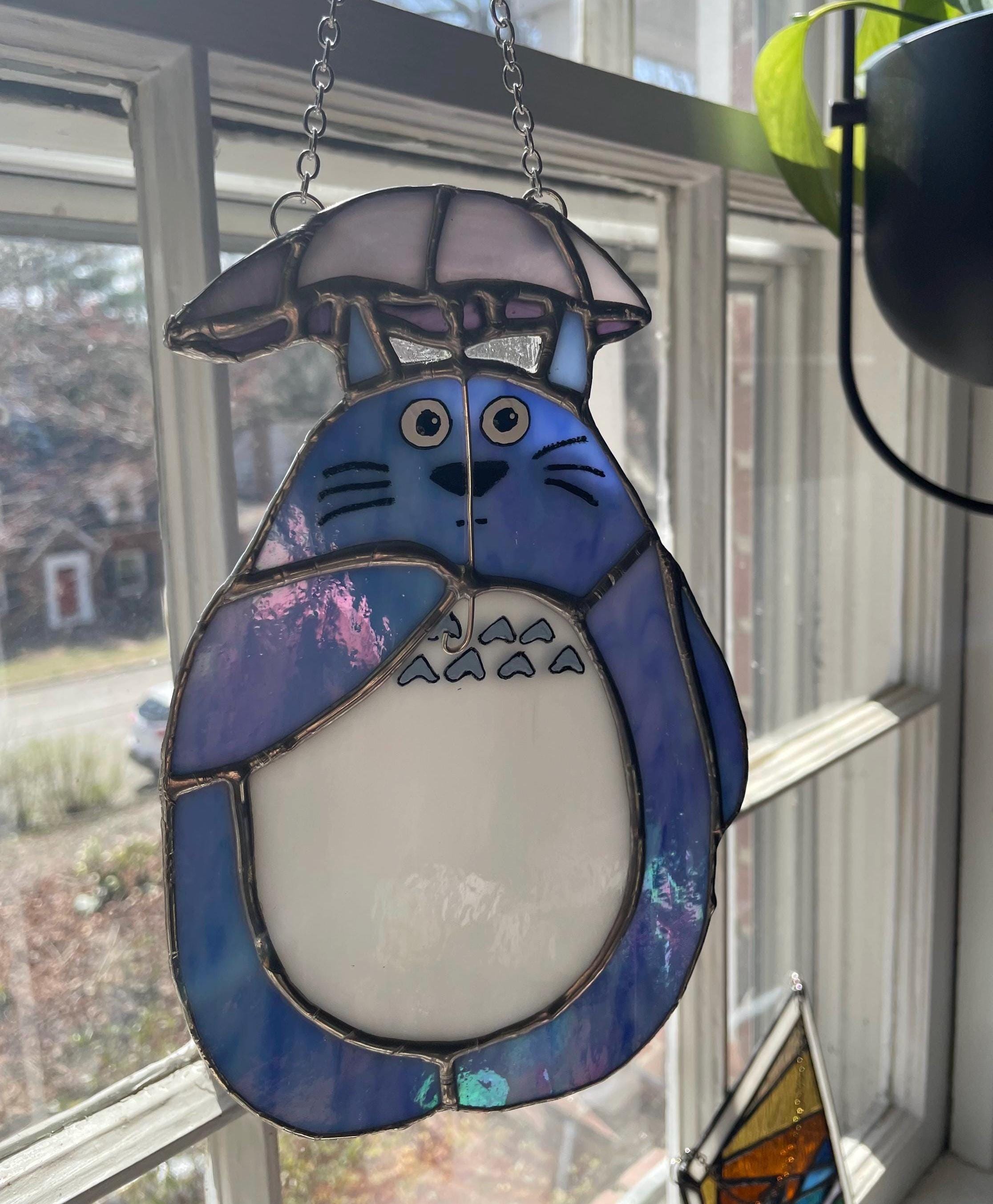 Totoro Stained Glass Suncatcher - Etsy