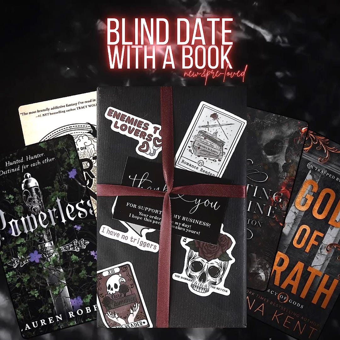 Blind Date With a Book | Booktok | Book Lover | Gift for Her | Dark ...