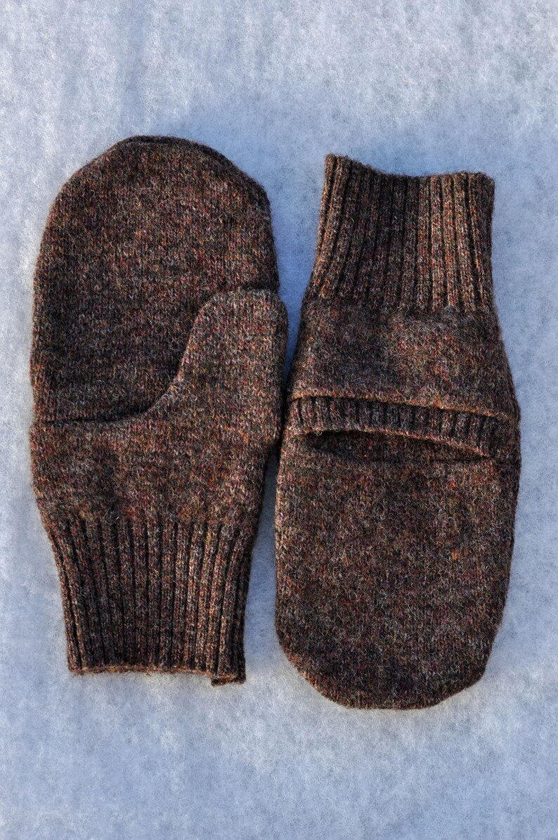 Recycled Wool Mitten, Wool Sweater Mitten, Upcycled Wool Mitten, Wool ...