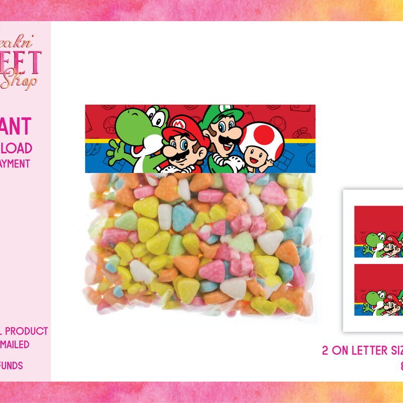 Super Mario Candy Boxes - Etsy