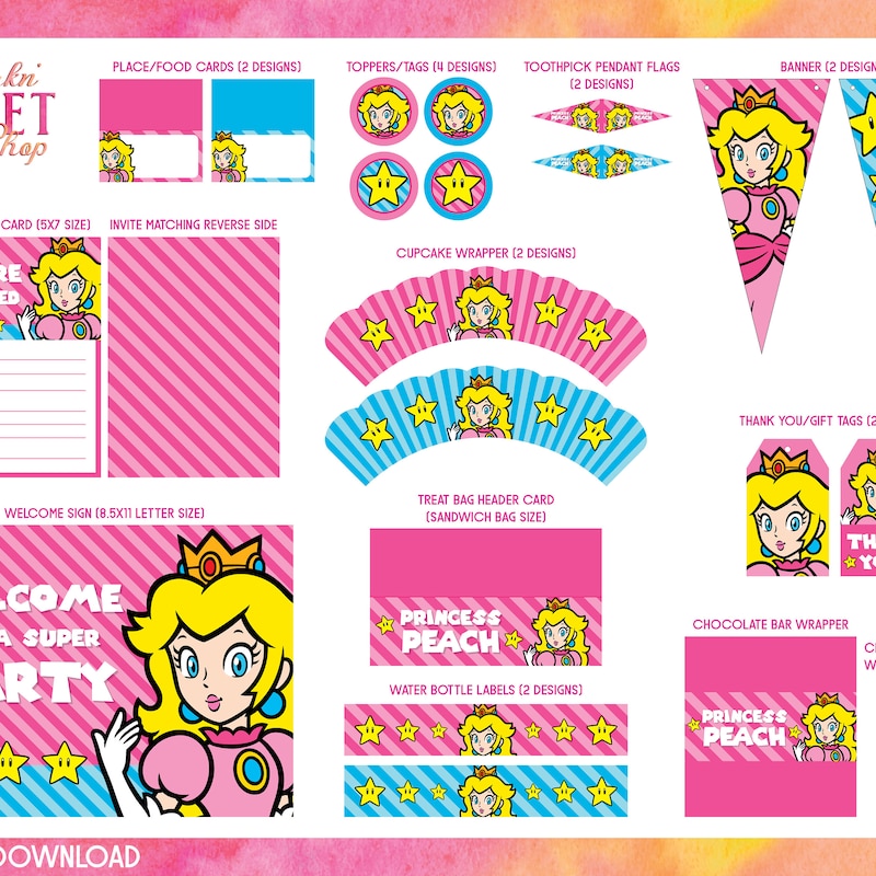 Princess Peach - Etsy