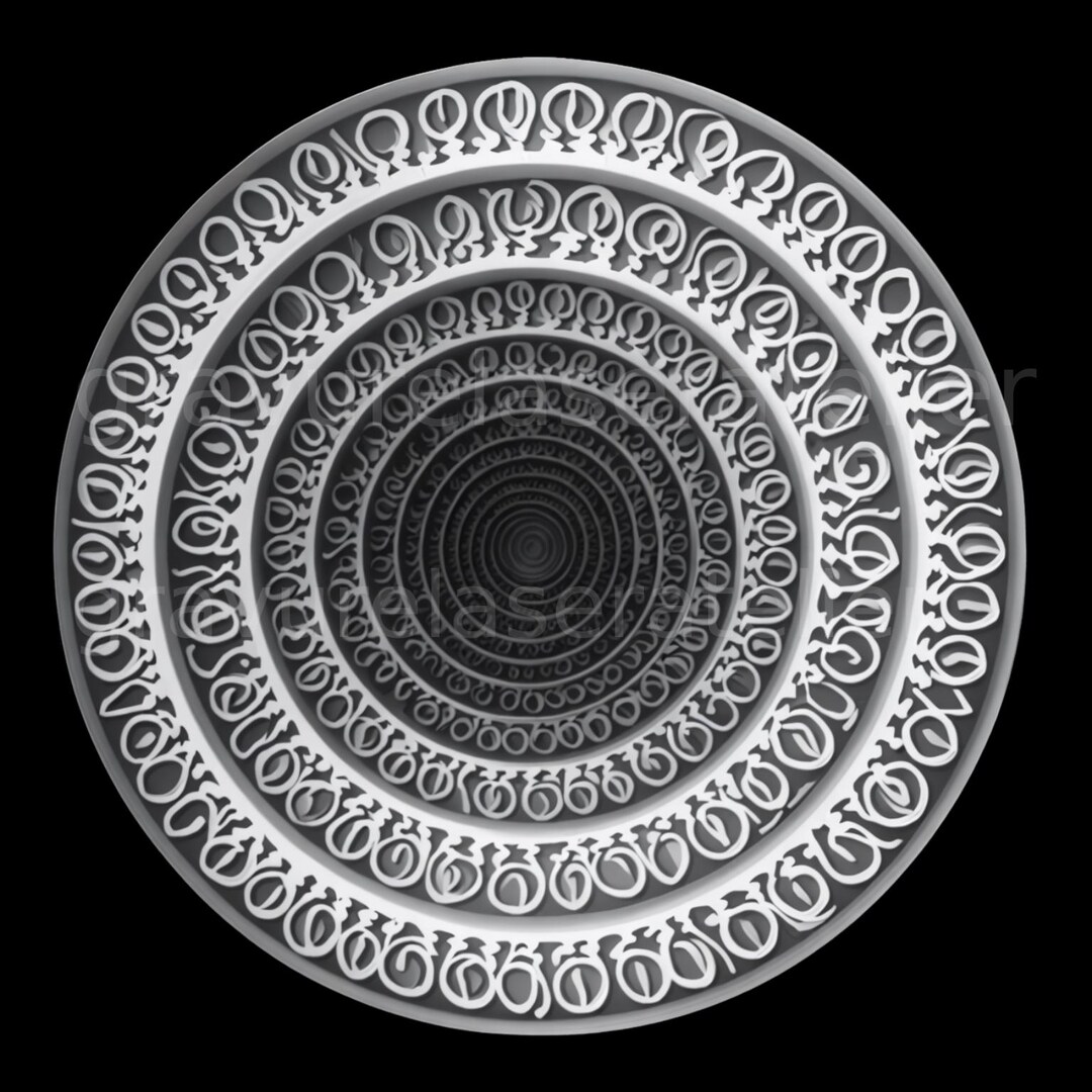 3D Depth Effect File, Laser Relief Engraving File, Depth Map, Ready-to ...