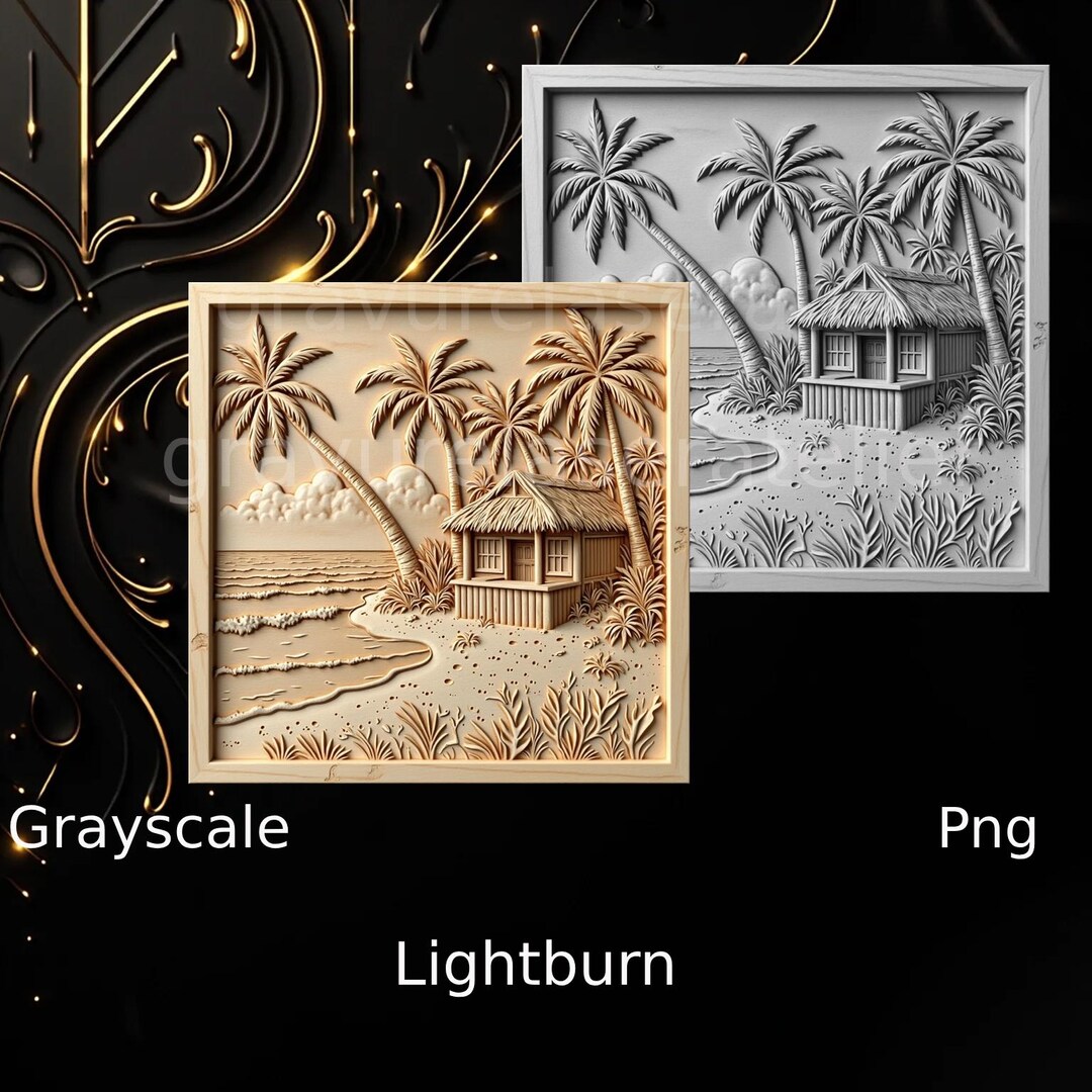 Laser Relief Engraving File, 3D Illusion Engraving, Engraving With ...