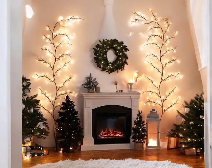 Glowing Tree Wall-art - Etsy