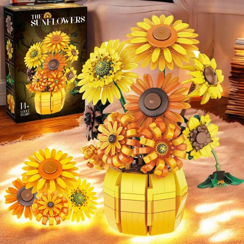 Sunflower Building Blocks - Etsy
