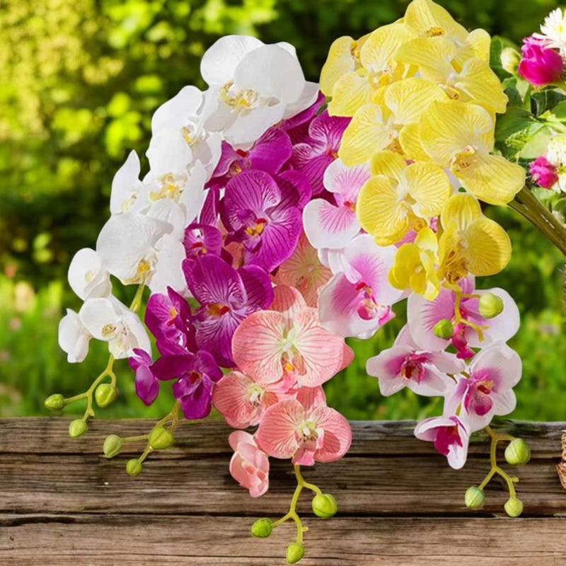 Artificial Orchids - Etsy