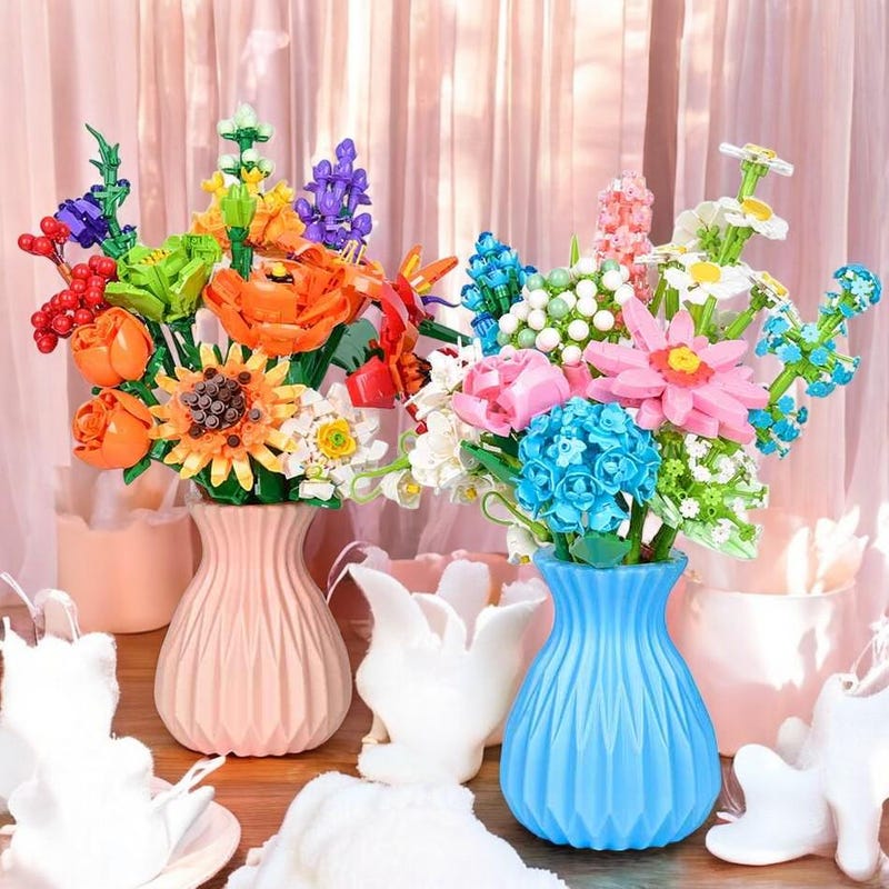 Flower Bouquet Building Blocks - Etsy