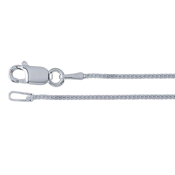 Sterling Silver Round Foxtail Chain 1mm Silver Fox Tail - Etsy Australia