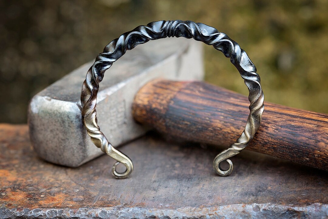 Bronzed Viking Arm Ring | Vikings Steel Bracelet | Mens Bracelet | Mens ...