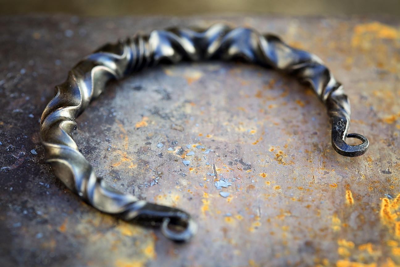 Viking Arm Ring Forged in Mild Steel Mens Metal Steel - Etsy Canada
