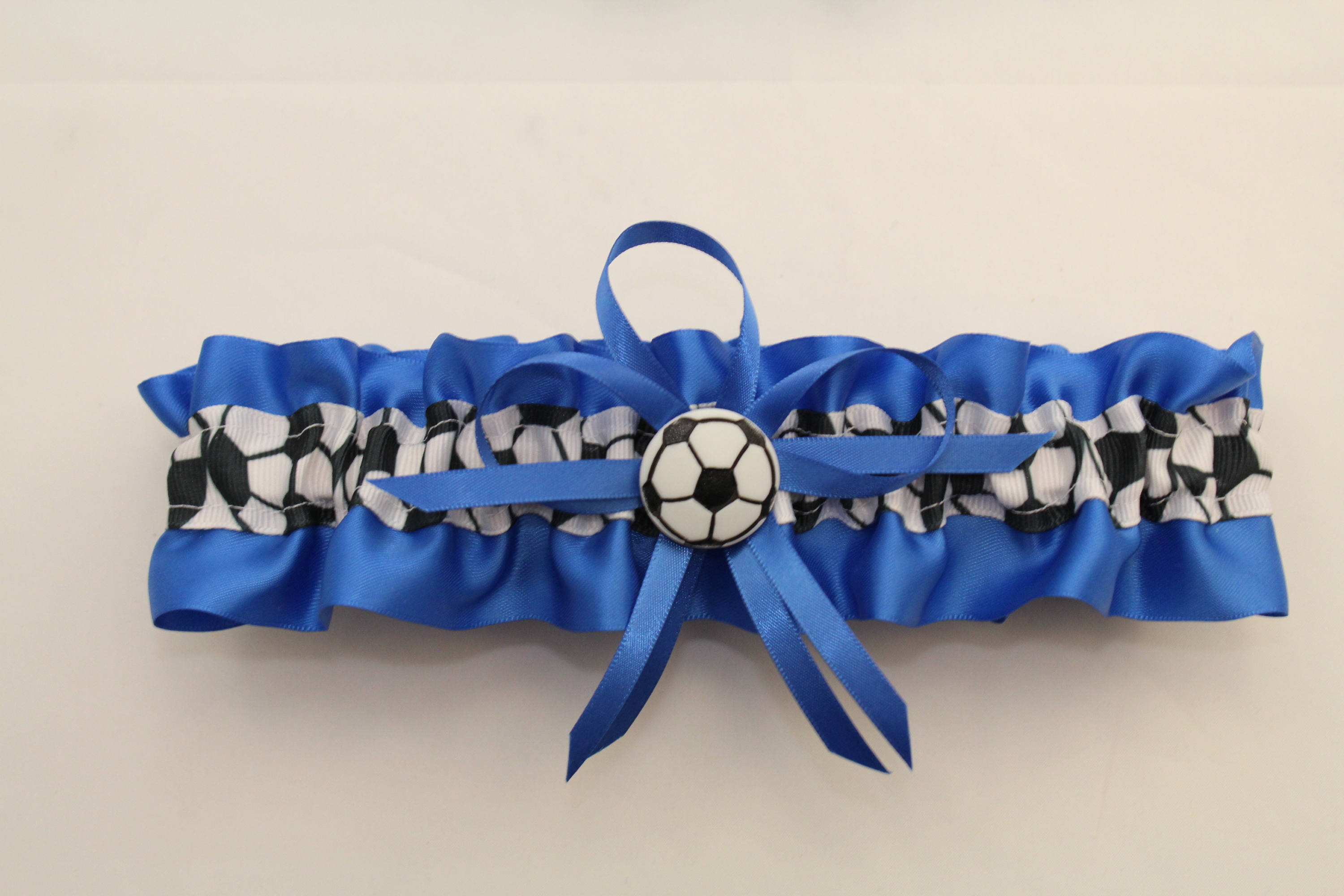 Royal Blue Wedding Garter Set Soccer Garter, Bridal Garter, Satin, Prom ...