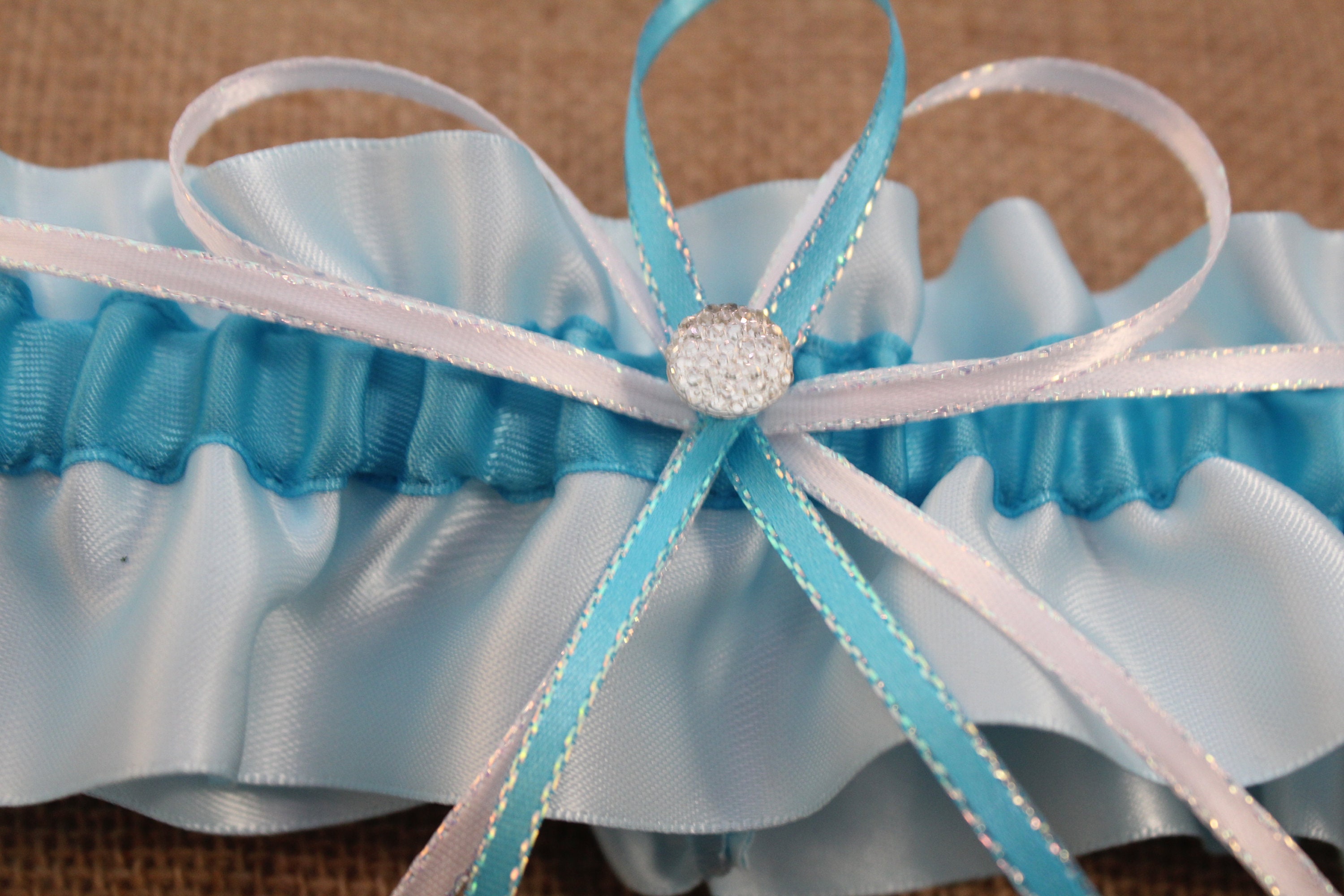 Light Blue and Turquoise Wedding Garter Set-your Choice | Etsy