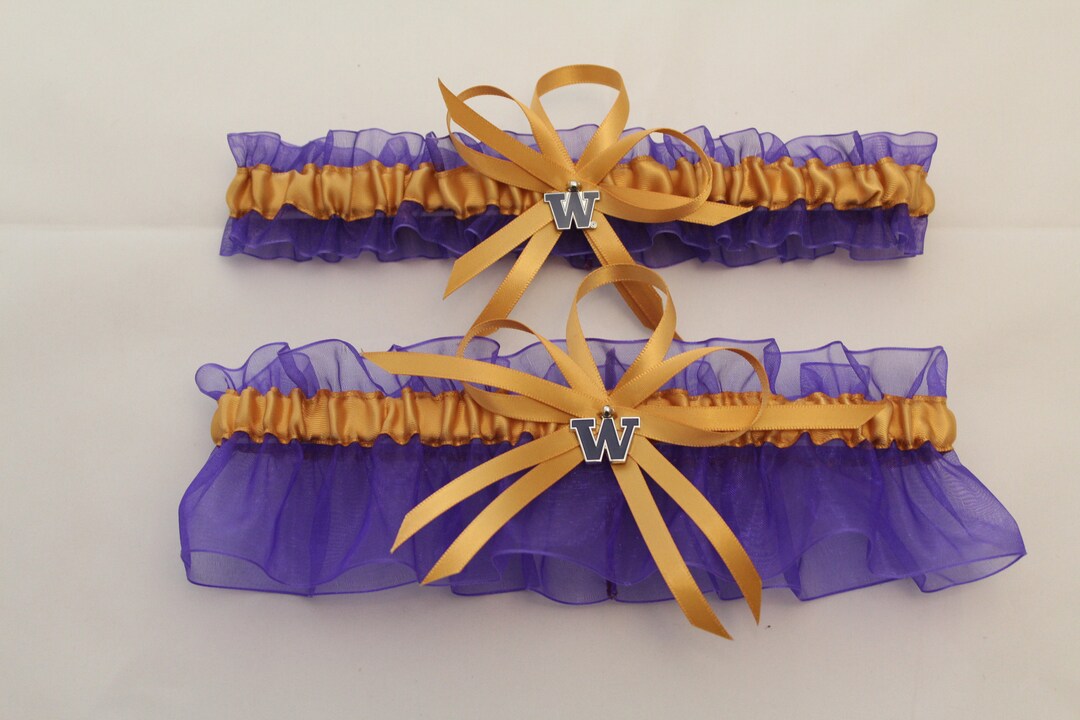University of Washington Inspired Wedding Garter Set (your Choice ...