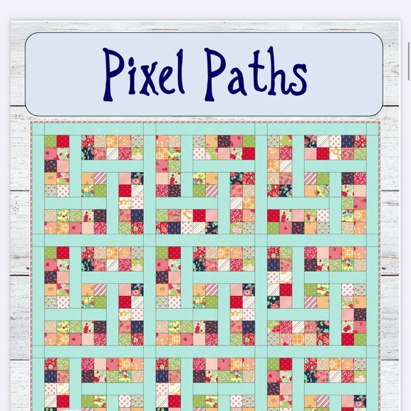 Pixel Quilt Patterns - Etsy