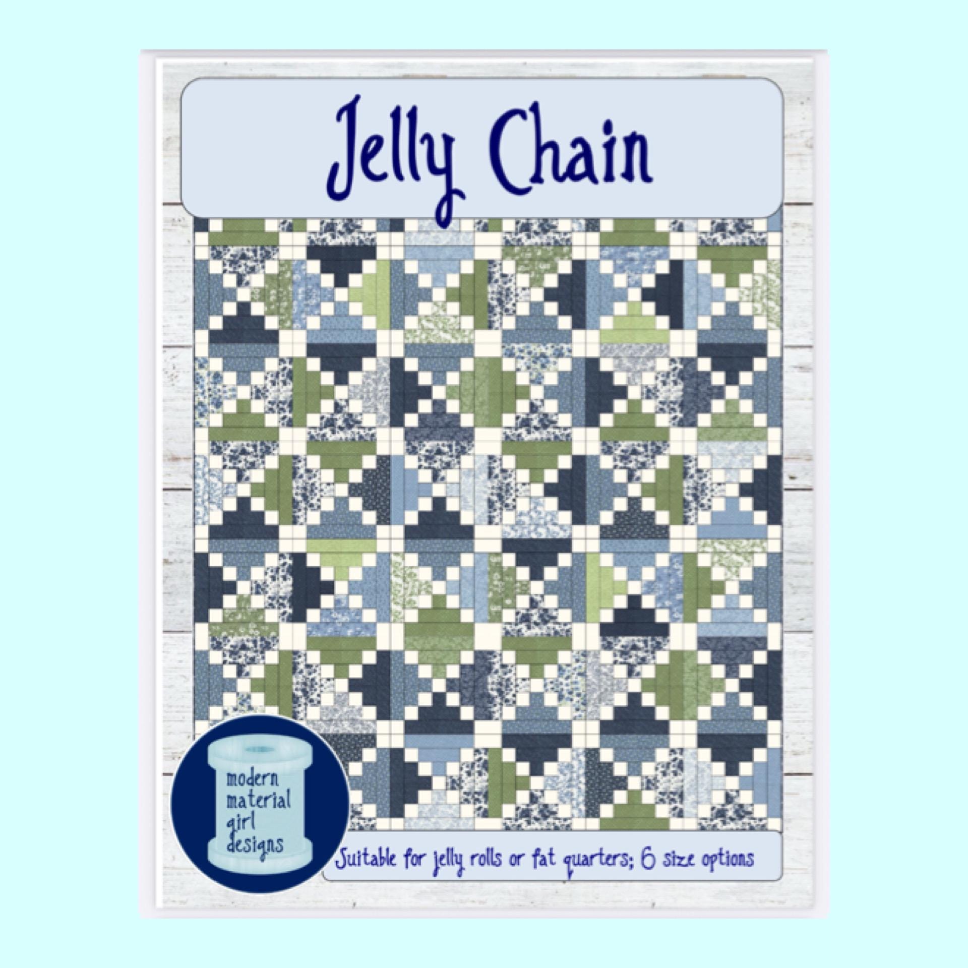 PDF Pattern — Jelly Chain Quilt Pattern -- Precut Friendly Beginner ...