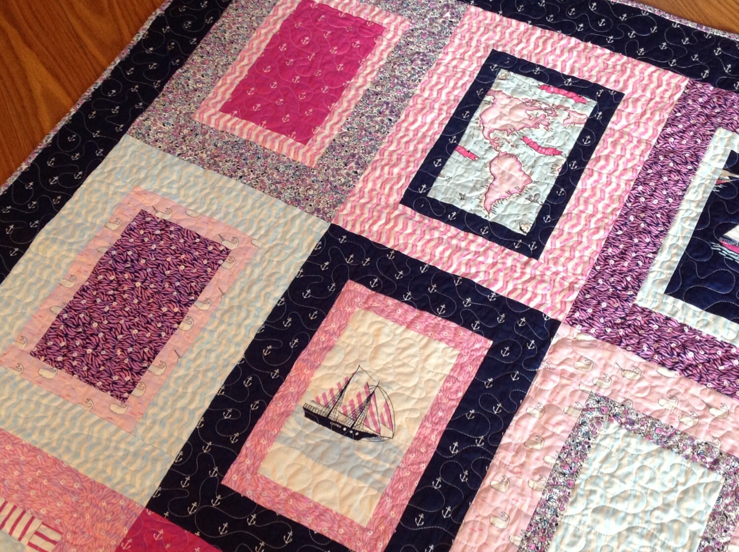 PATTERN Picture Perfect Quilt ...easy Uses Fat Quarters - Etsy