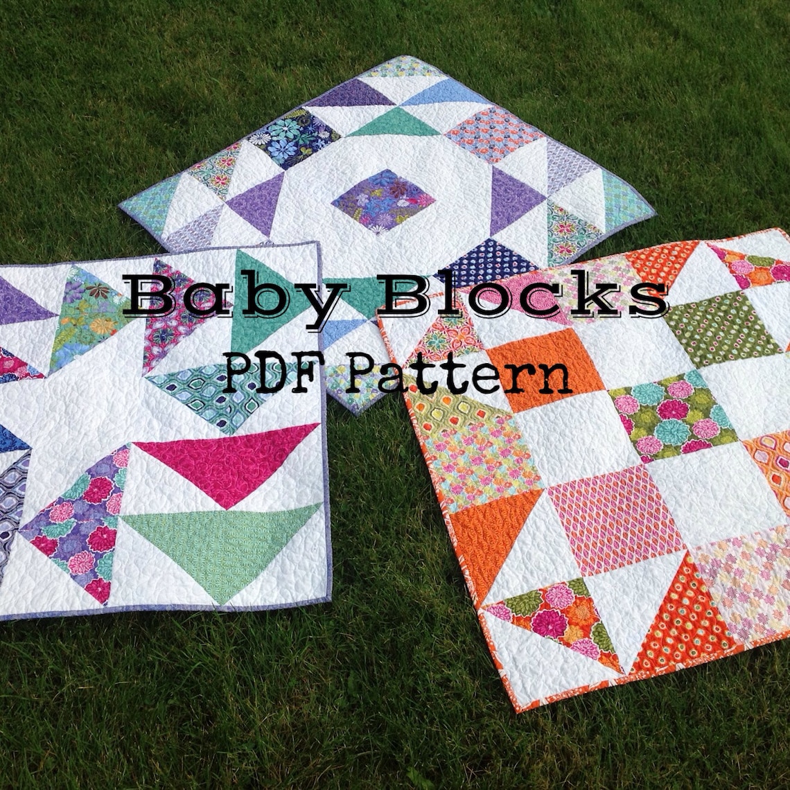 PDF Quilt Pattern Baby Blocks Four Design Variations in - Etsy