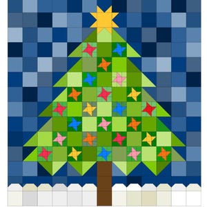 PDF Pattern — Tree Trimming Quilt Pattern - Etsy