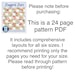 PDF Pattern Staggered Stars Quilt — 6 Sizes — Baby, Lap, Twin, Full ...