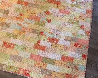 Staggered Bricks Quilt - Etsy