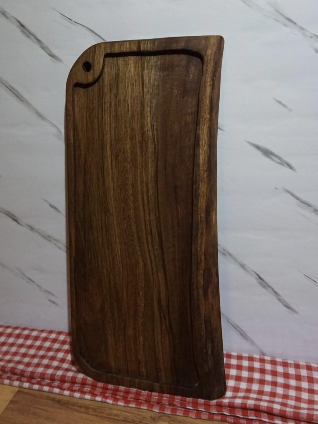 Handcrafted Walnut Serving Board | Finished With Natural Beeswax ...