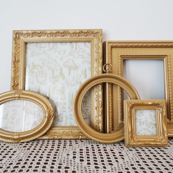 Gold Frame Set - Etsy