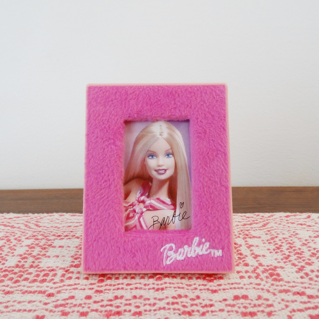 Vintage Pink Barbie Picture Frame Barbiecore Plastic Faux - Etsy