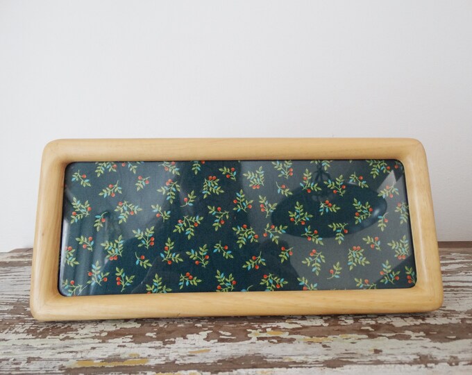 Vintage Teak Wood Landscape Style Frame - Panoramic Picture Frame ...