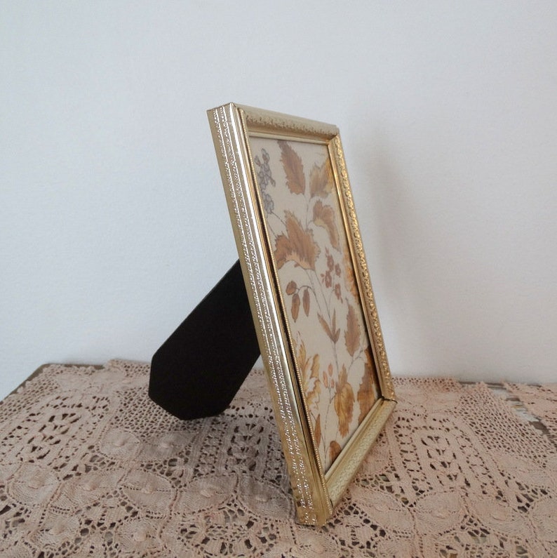 Gold Picture Frame Simple Gold-tone Vintage 5 X 7 Picture - Etsy