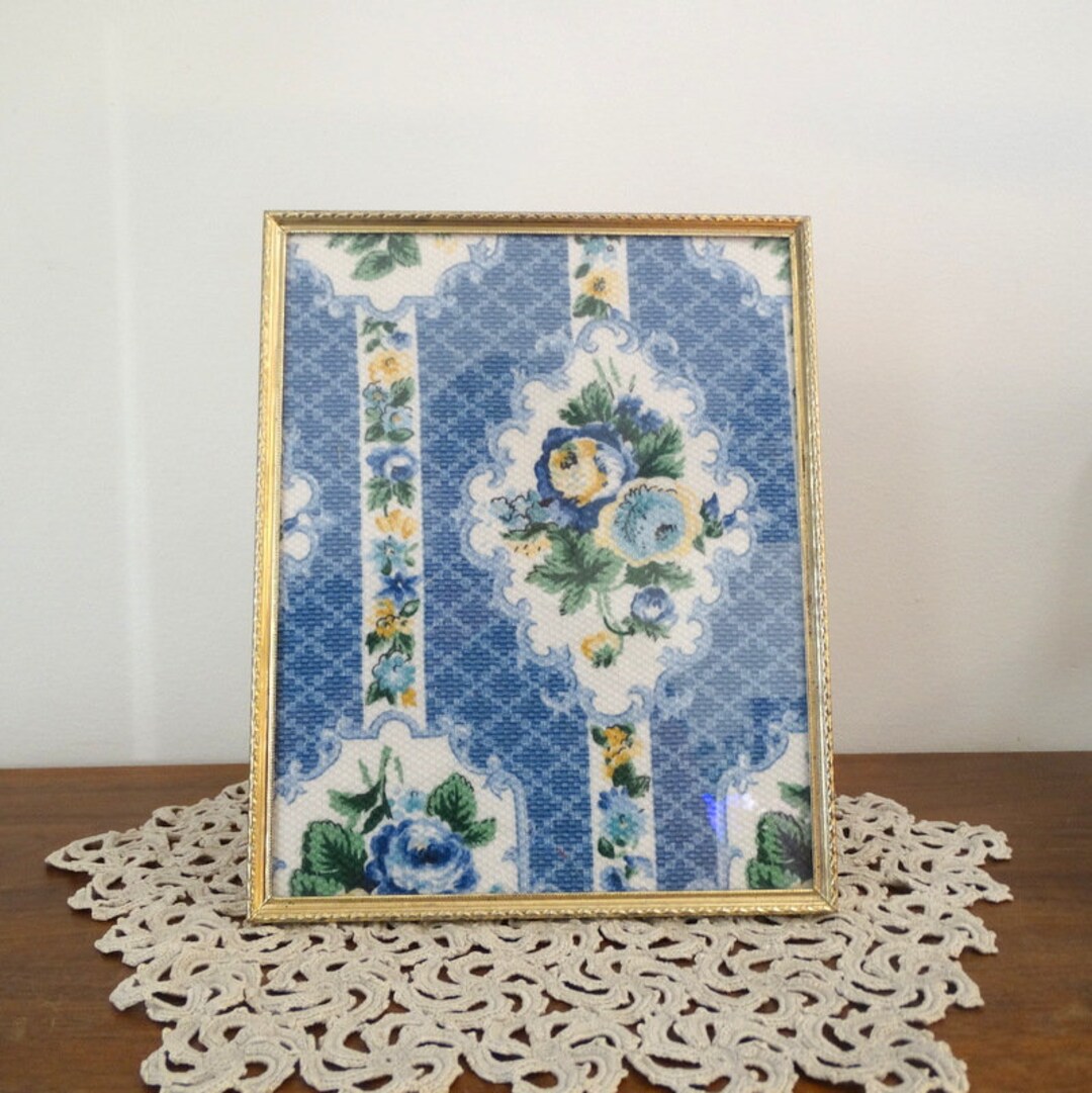 Gold Picture Frame Gold-tone Flower Etched and Simple Metal - Etsy